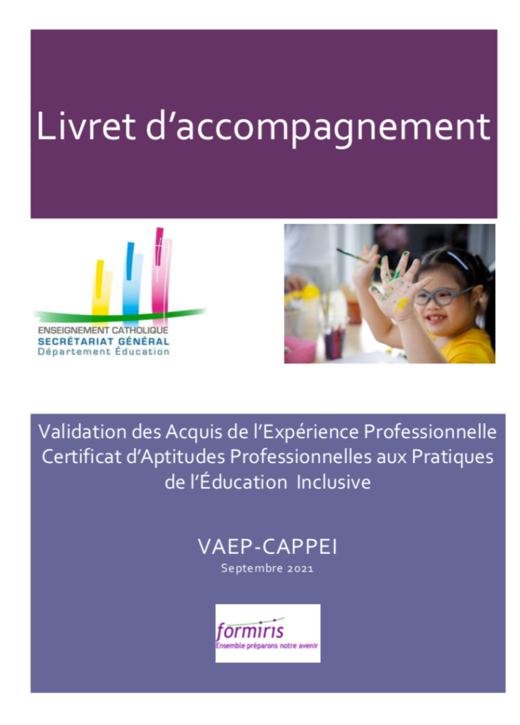 L'enseignement spécialisé par la VAE - Enseignement Catholique